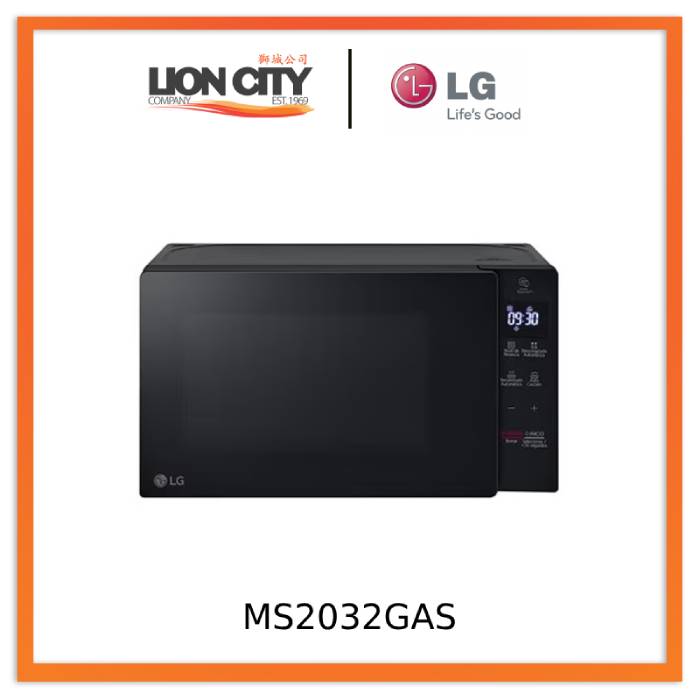 LG MS2032GAS 20L NeoChef® Microwave Oven in Black - Lion City Company