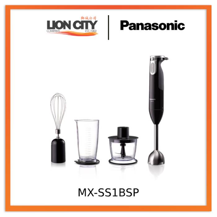 Panasonic MX-SS1BSP 3-in-1 Hand Blender Whisk Chopper (600W) - Lion ...