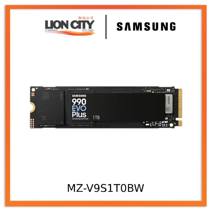 Samsung MZ-V9S1T0BW 990 EVO Plus, PCIe 4.0/5.0, NVMe M.2 SSD - Lion ...