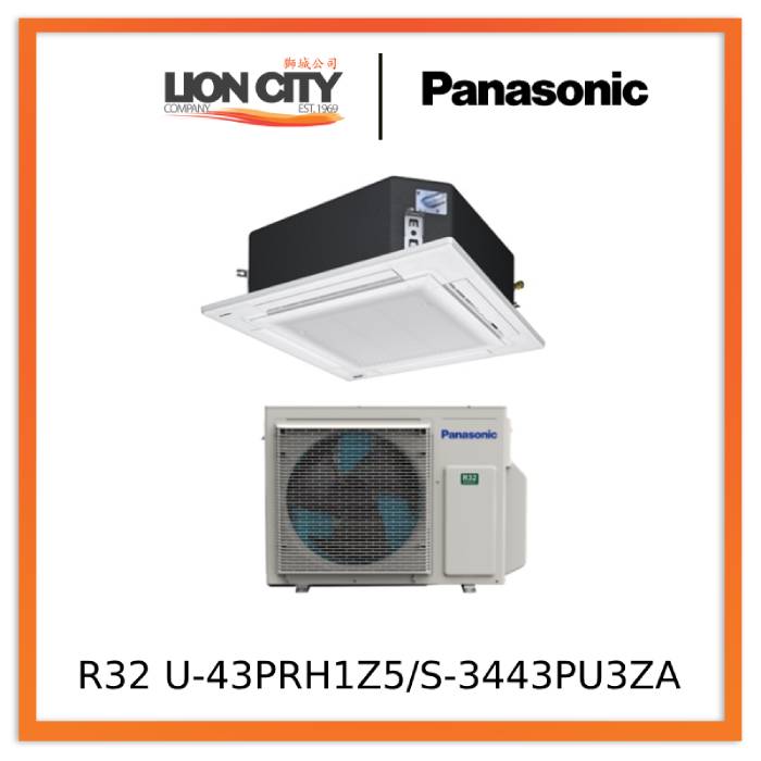 Panasonic R32 U-43PRH1Z5/S-3443PU3ZA Cassette Aircon - Lion City Company