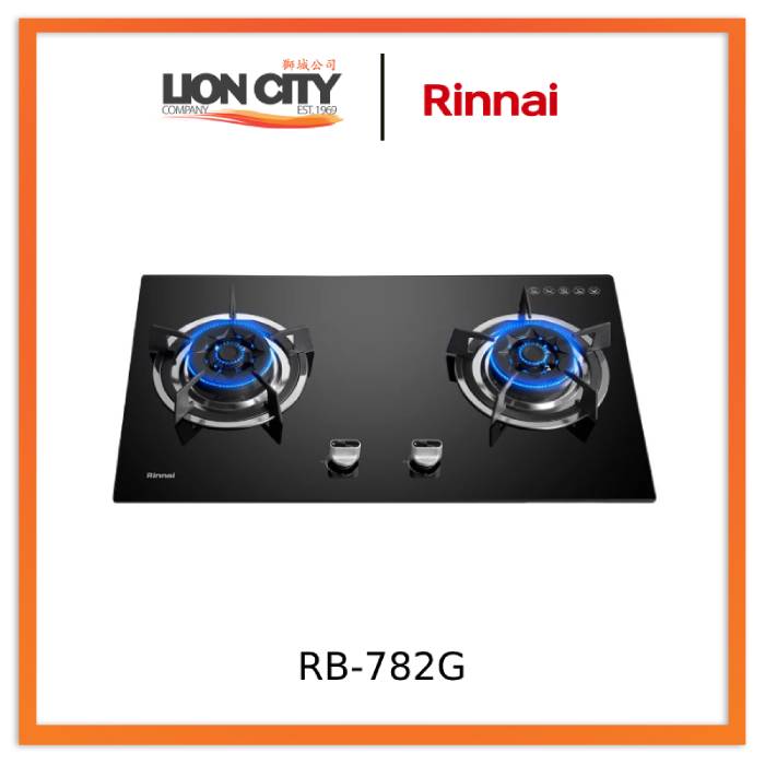 Rinnai RB-782G 2-Burner Flexi Hob Built-in Gas Hob (Glass) - Lion City ...
