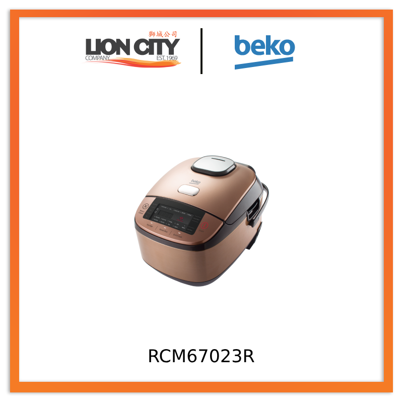 Beko RCM67023R Rice Cooker (925 W) 1.8L - Lion City Company