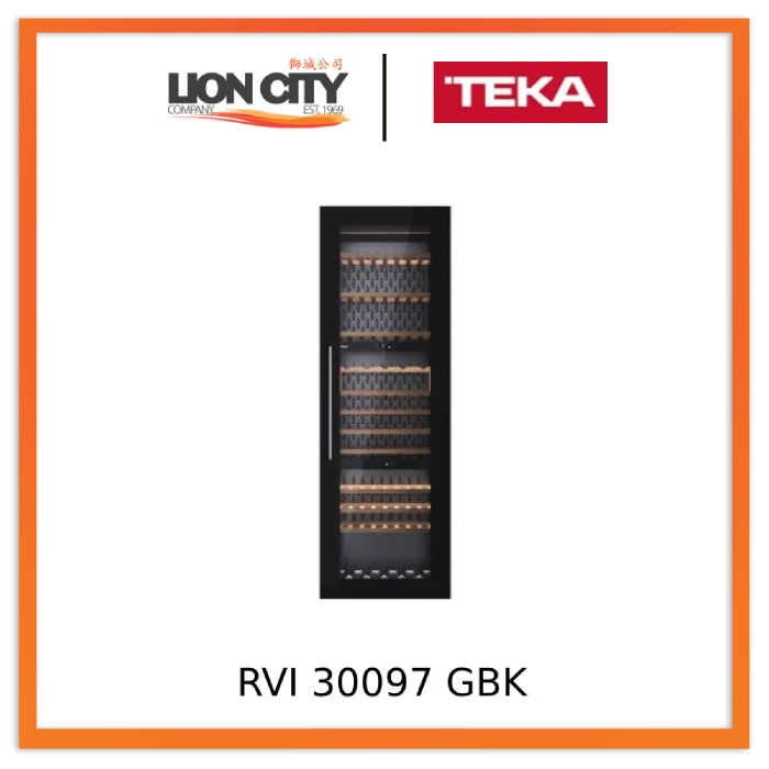 Teka RVI 30097 GBK Built-in Wine Cooler With Capacity for 93 Bottles a ...