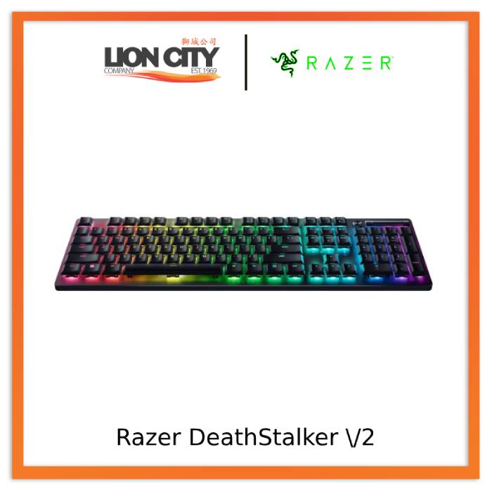 Razer DeathStalker V2 Gaming Keyboard - Lion City Company
