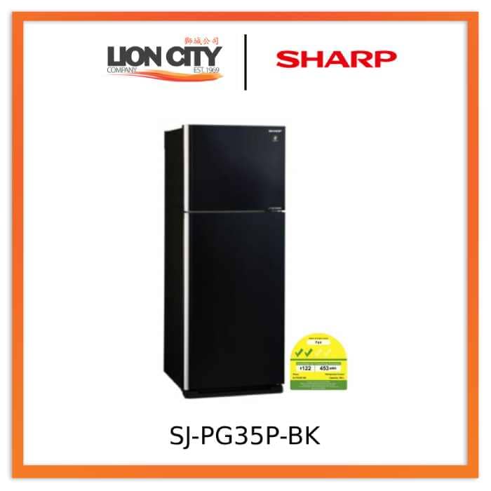 Sharp SJ-PG35P-BK 364L 2 Doors Refrigerator With J-Tech Invertor - Lion ...