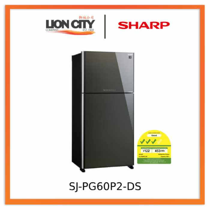 Sharp SJ-PG60P2-BK/DS 600L Grand Top Refrigerator - Lion City Company