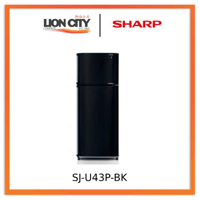 Sharp SJ-U43P-BK 2 Door Fridge - Lion City Company