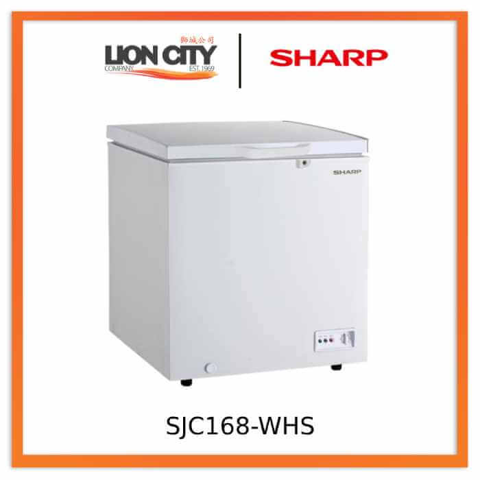 Sharp SJC168-WHS Freezer 160 Liters - White - Lion City Company