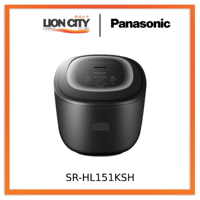 Panasonic SR-HL151KSH 1.5L Low Sugar Induction Heater (IH) Rice Cooker ...