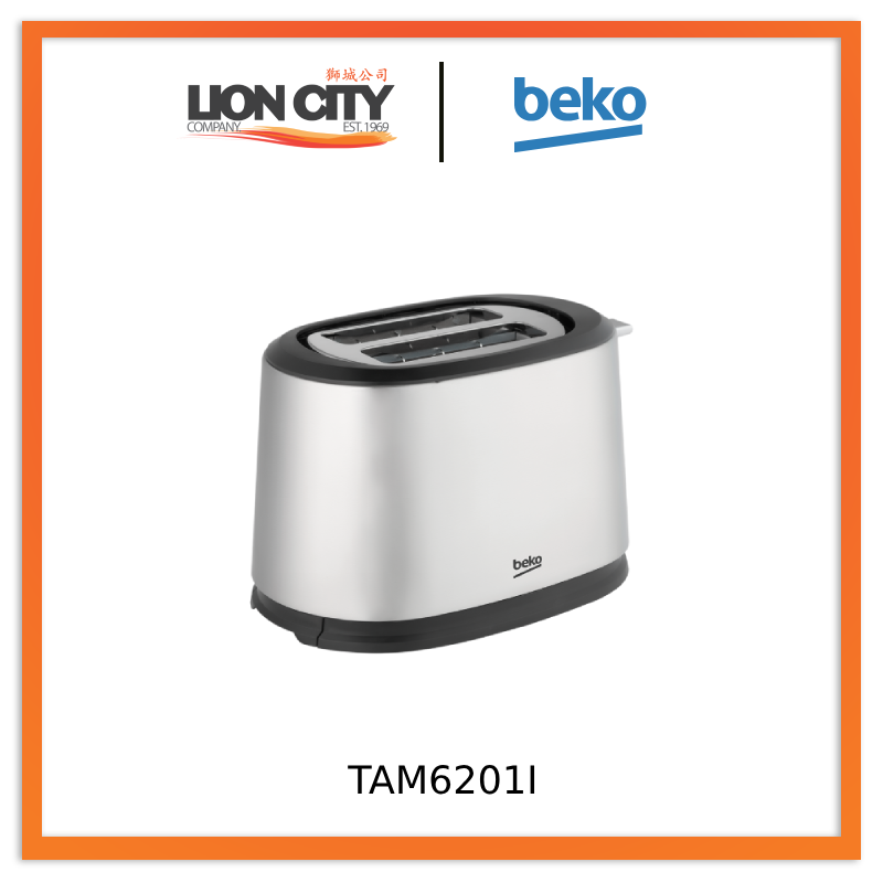 Beko TAM6201I Toaster (850 W, 2 Slot) - Lion City Company