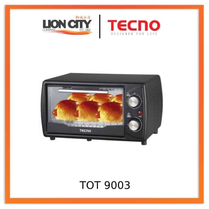 Tecno Uno TOT 9003 Toaster Oven Black 9L - Lion City Company