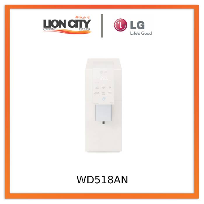 LG WD518AN LG Objet Collection Tankless Water Purifier in Beige - Lion ...