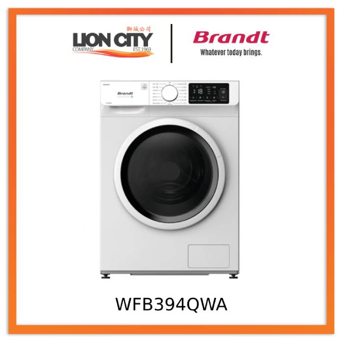 Brandt WFB394QWA 9kg Front Load Washer - Lion City Company