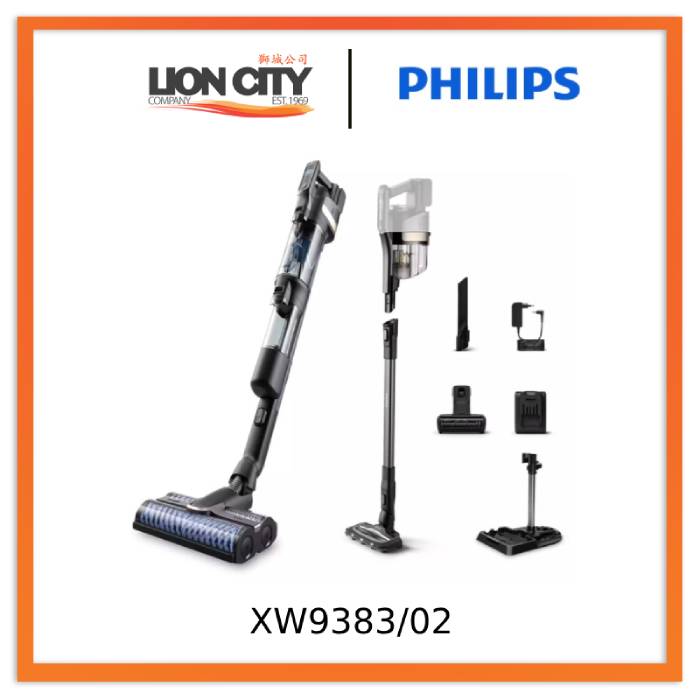Philips 9000 Series XW9383/02 AquaTrio Cordless Wet & Dry Vacuum Clean ...