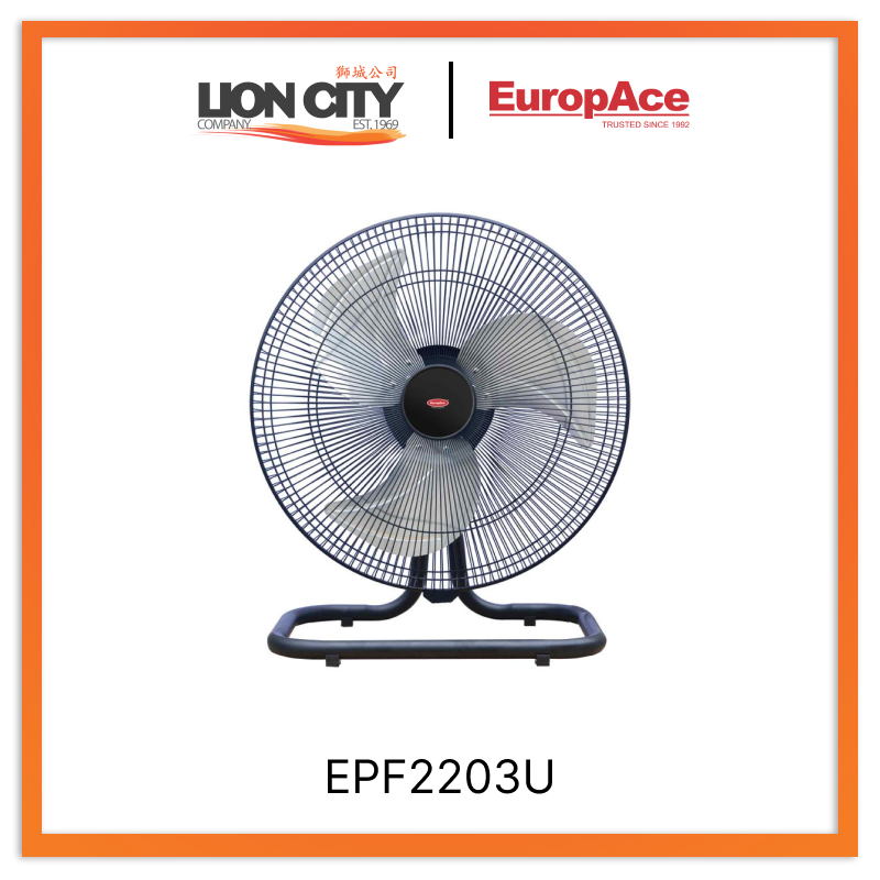 Europace EPF2203U Twin Turbo Power Floor Fan 20 Inch - Lion City Company