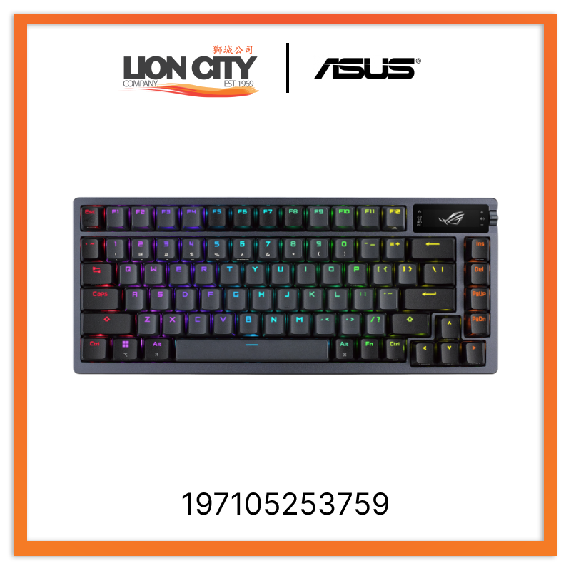 Asus ROG AZOTH NX STORM 197105253759 Gaming Keyboard - Lion City Company