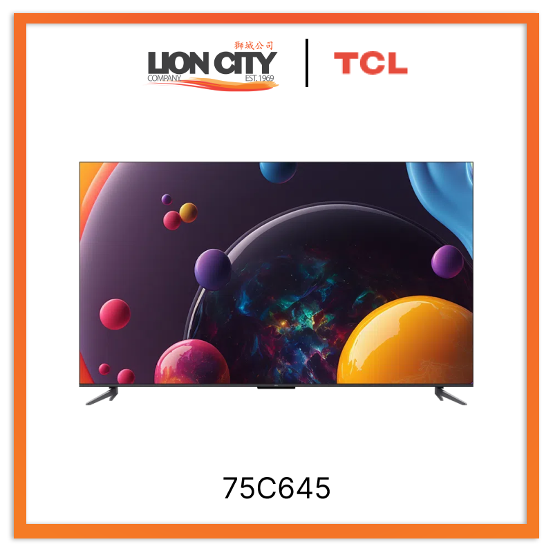 TCL 75C645 75" QLED Smart TV - Lion City Company