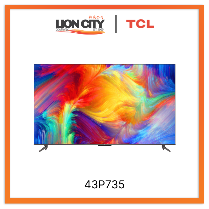 TCL 43P735 43" 4K HDR Google TV - Lion City Company