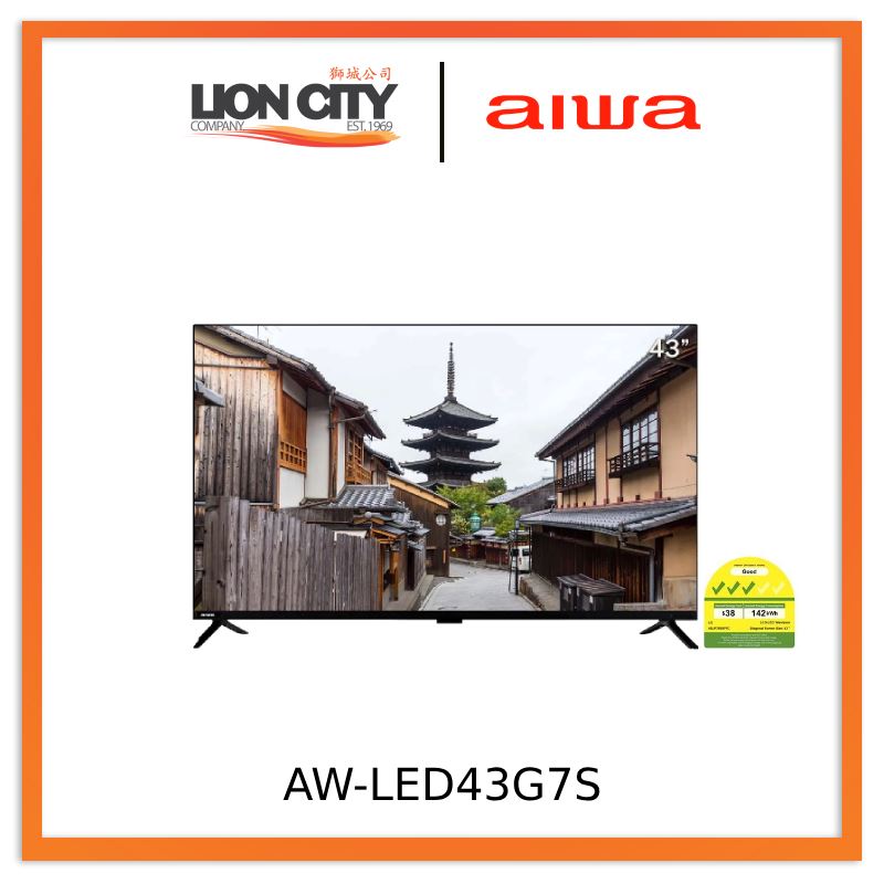 Aiwa AW-LED43G7S 43" LED Full HD Android Smart TV - Lion City Company