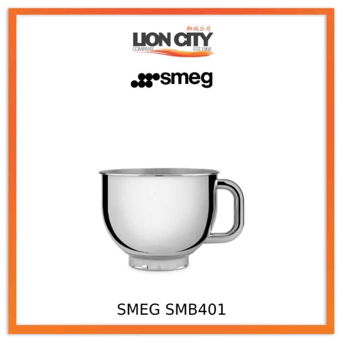Smeg SMB401 Stainless Steel Bowl 4,8 L Accessory For: Stand Mixer ...