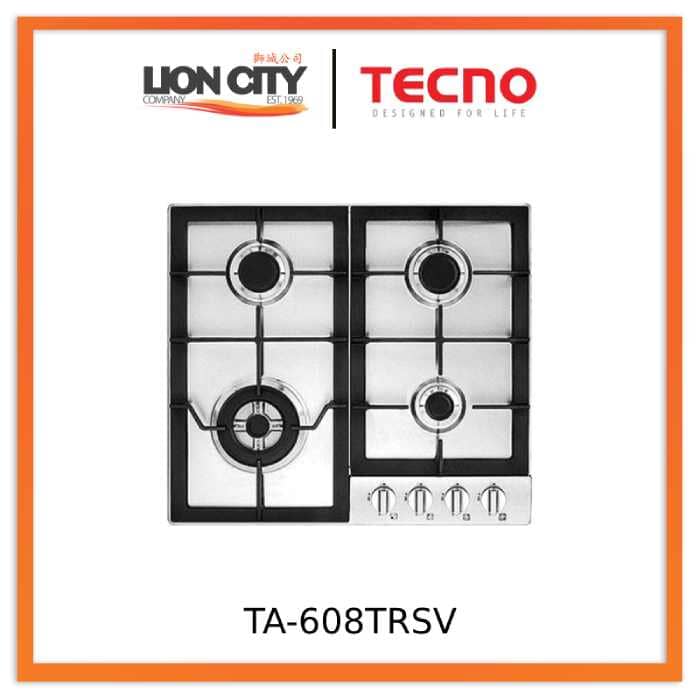 Tecno Uno TA 608 TRSV Stainless Steel Hob Stainless Steel 60cm, 4 Burn ...