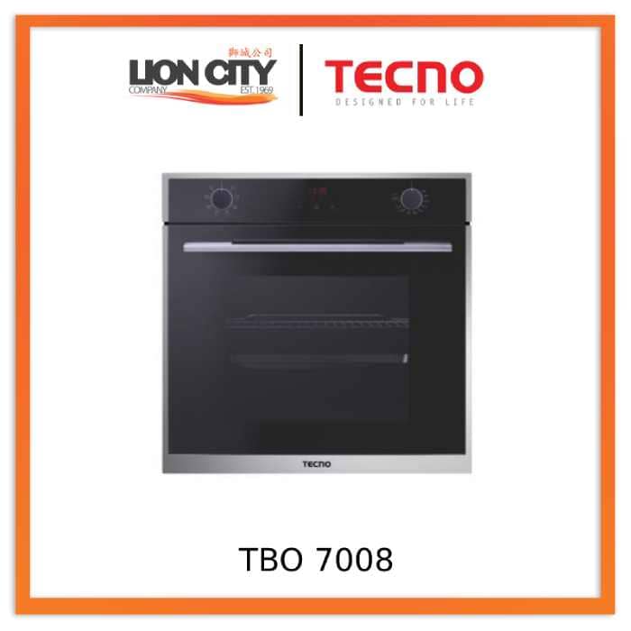Tecno Uno TBO 7008 Built-In Oven 73L, 8 Functions - Lion City Company
