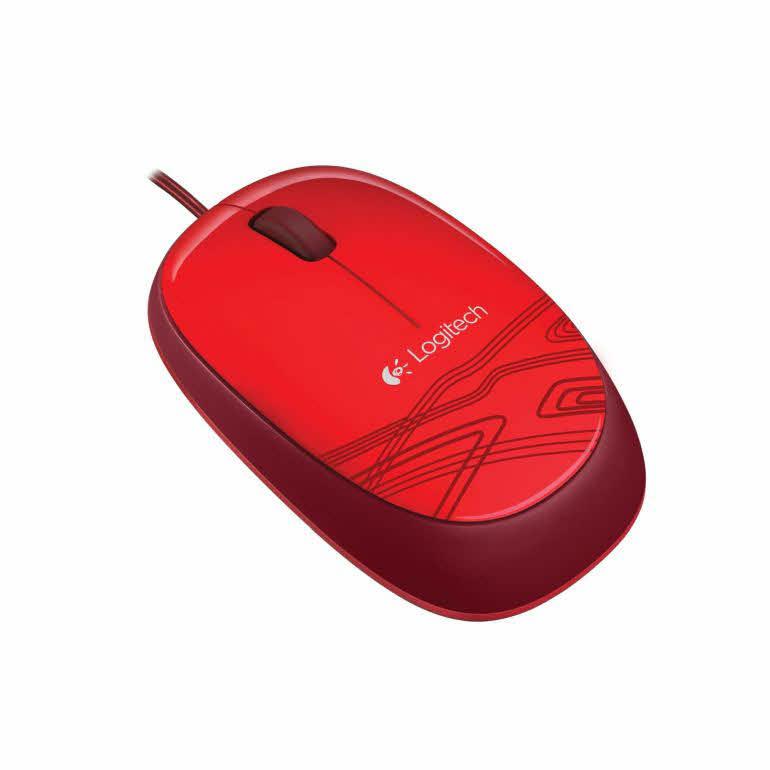 LOGITECH M105 USB WIRED MOUSE RED - Lion City Company
